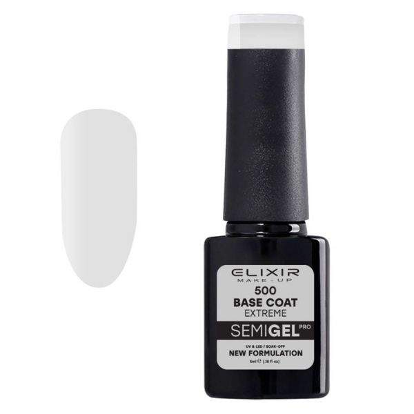 Elixir Professional Semi Gel 500 Base Coat Extreme Βάση για Ημιμόνιμο ...