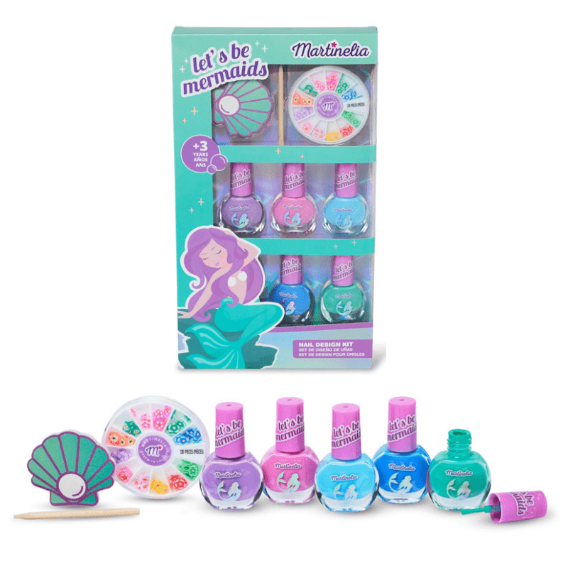 Martinelia Lets Be Mermaids Nail Design Kit Βερνίκια Νυχιών 5 x 4ml ...