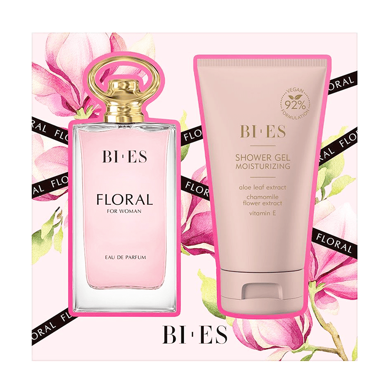 Bi-Es Floral Gift Set for Women – Άρωμα EDP 90ml & Shower Gel 150ml