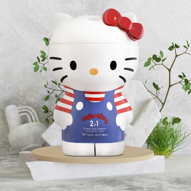 Air-Val Hello Kitty 2 in 1 Shower Gel & Shampoo 400ml