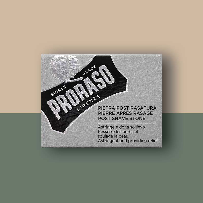 Proraso Post Shave Stone Natural Alum Block 100g – Αιμοστατική Πέτρα