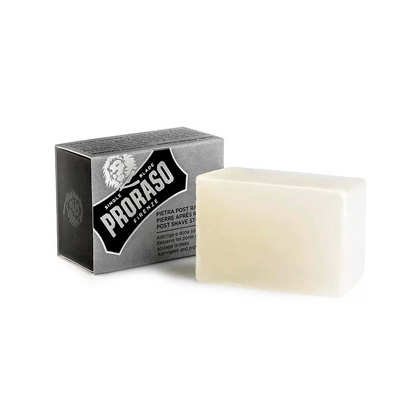 Proraso Post Shave Stone Natural Alum Block 100g – Αιμοστατική Πέτρα